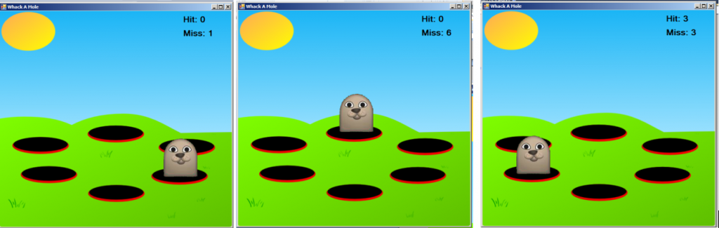 C# Tutorial – Create a simple whack a mole game in visual studio | Moo ICT – Project Based Tutorials