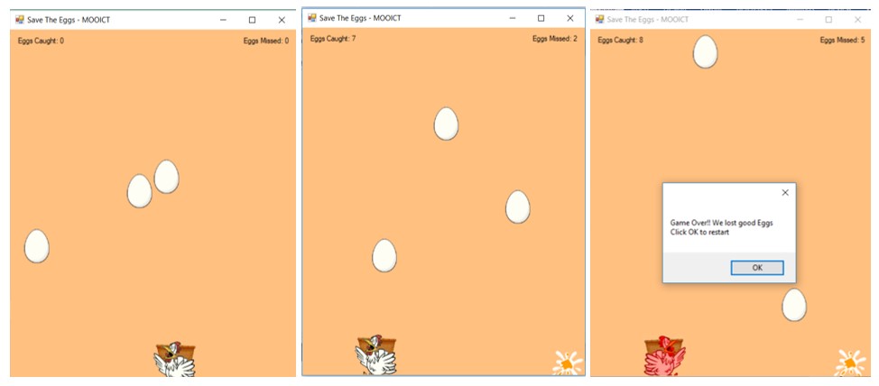 C# Tutorial – Create a Save The Eggs Item Drop Game in Visual Studio | Moo ICT – Project Based ...