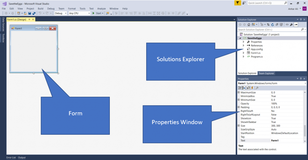 C# Tutorial – Create a Save The Eggs Item Drop Game in Visual Studio | Moo ICT – Project Based ...