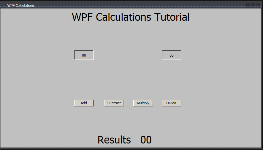 Wpf C Tutorial Making A Calculator App In Visual Studio Moo Ict
