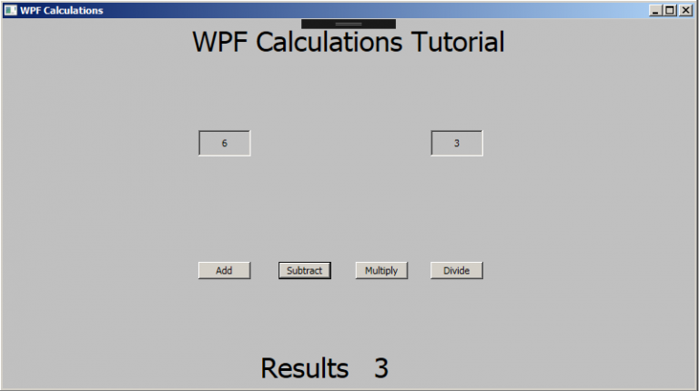 WPF C# Tutorial – Making a Calculator App in Visual Studio | Moo ICT ...