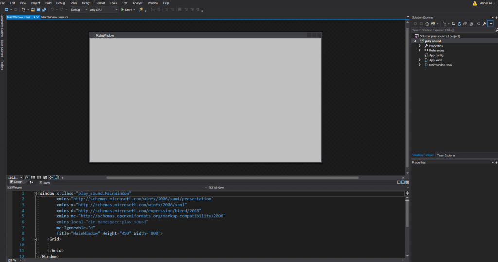 WPF C# Tutorial – Playing Audio Files with Sound Player and Media Player in Visual Studio | Moo ...