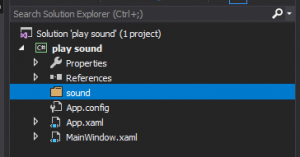 WPF C# Tutorial – Playing Audio Files with Sound Player and Media Player in Visual Studio | Moo ...