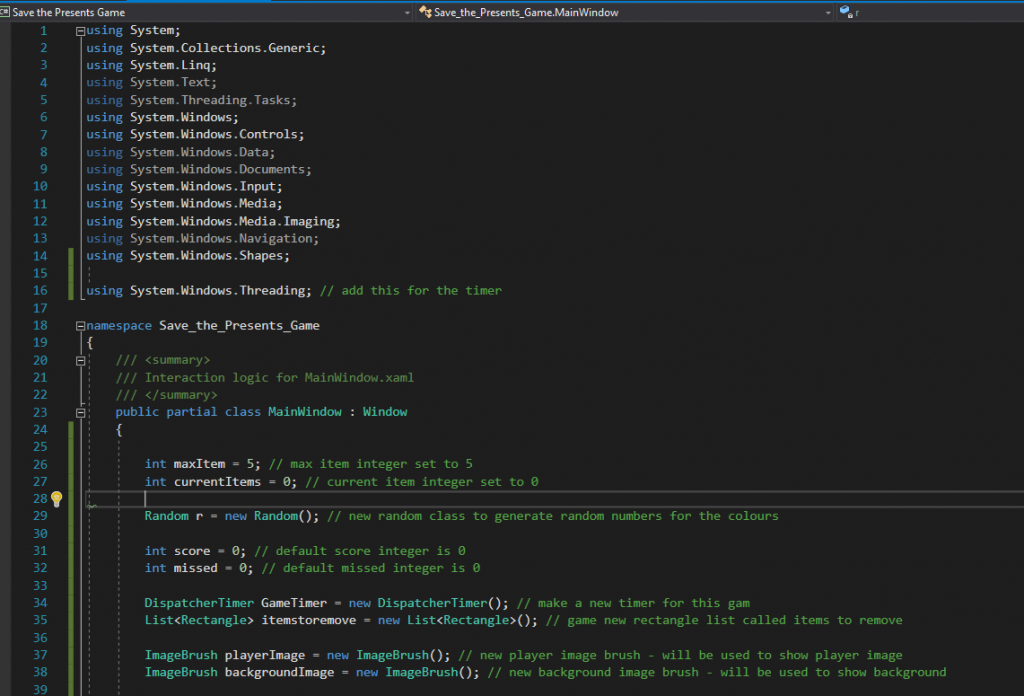 WPF C# Tutorial – Create a save the presents item drop down game in visual studio | Moo ICT ...
