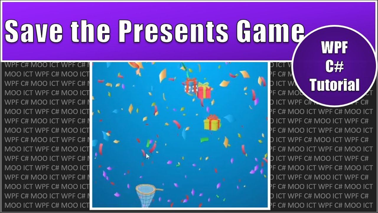 WPF C# Tutorial – Create a save the presents item drop down game in visual studio | Moo ICT ...