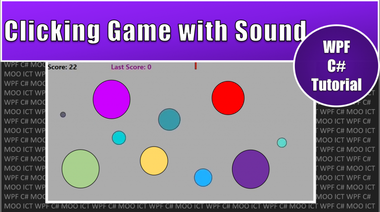 WPF C# Tutorials | Moo ICT – Project Based Tutorials